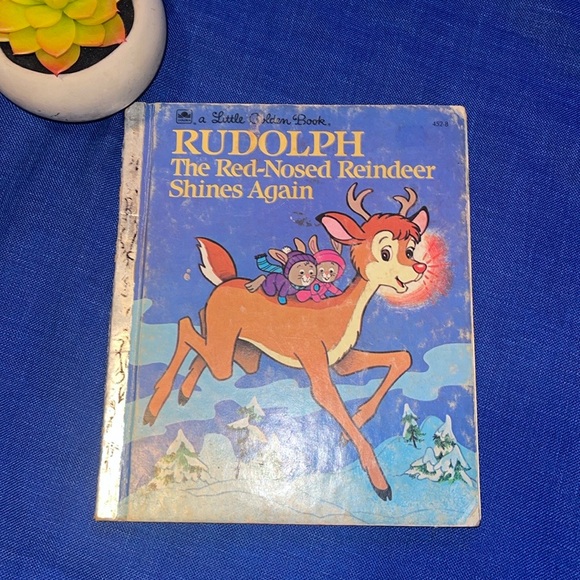 Little Golden Books | Other | Vintage 982 A Little Golden Bookrudolph ...